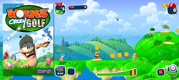 Revue due jeu Worms Crazy Golf développé par Team17