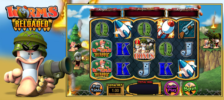 Worm Reloaded, les vers soldats envahissent les casinos en ligne